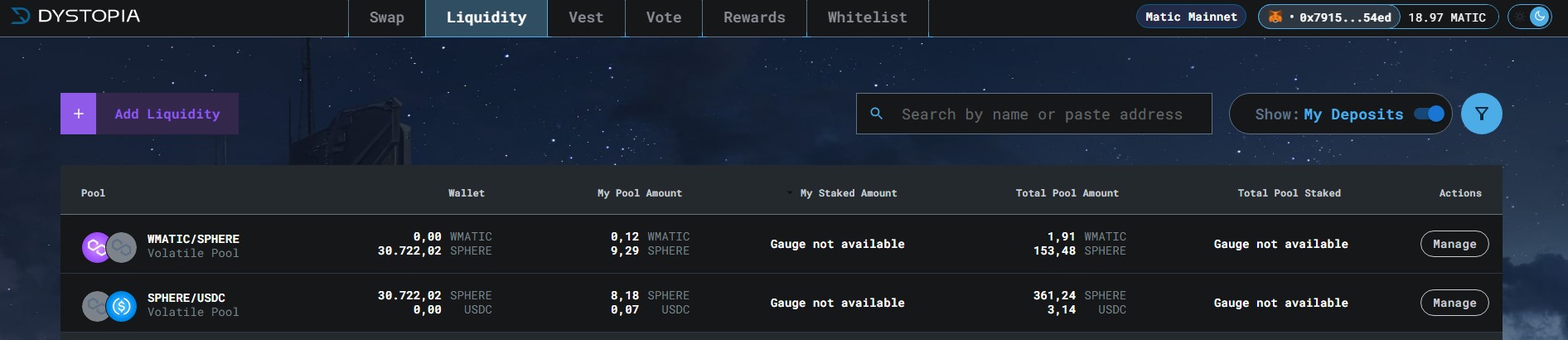 Online Dystopia, il nuovo exchange Polygon